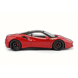 Bburago 16905R Ferrari 488 GTB Red Signature Series 1/18 Diecast Model Car