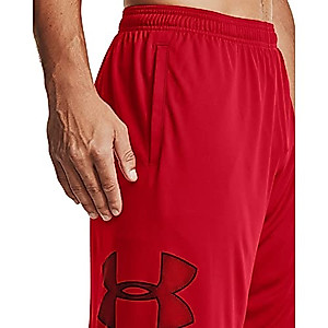 Under Armour mens Tech Graphic Shorts , Red (601)/Black , X-Large