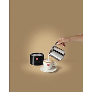 Illy Milk Frother by Lissoni (Stainless Steel), Dishwasher Safe, All Milk Types, Hot Chocolate