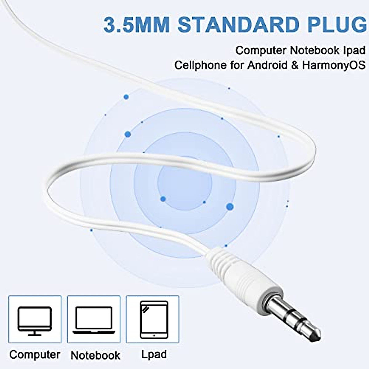 Konohan 160 Packs Bulk Earbuds with Wire Kids Earphones Classroom Headphones for Students Headphones Individually Bagged, 8 Colors Ear Buds Earphones Bulk Headphones for Classroom School Library