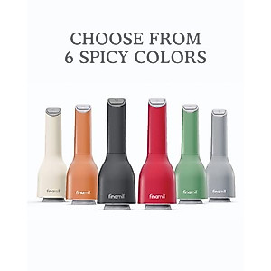 FinaMill – Award Winning Battery Operated Pepper Mill & Spice Grinder in One, Adjustable Coarseness, Ceramic Grinding Elements, One Touch Operation with LED Light, includes 2 Quick-Change ProPlus Pods