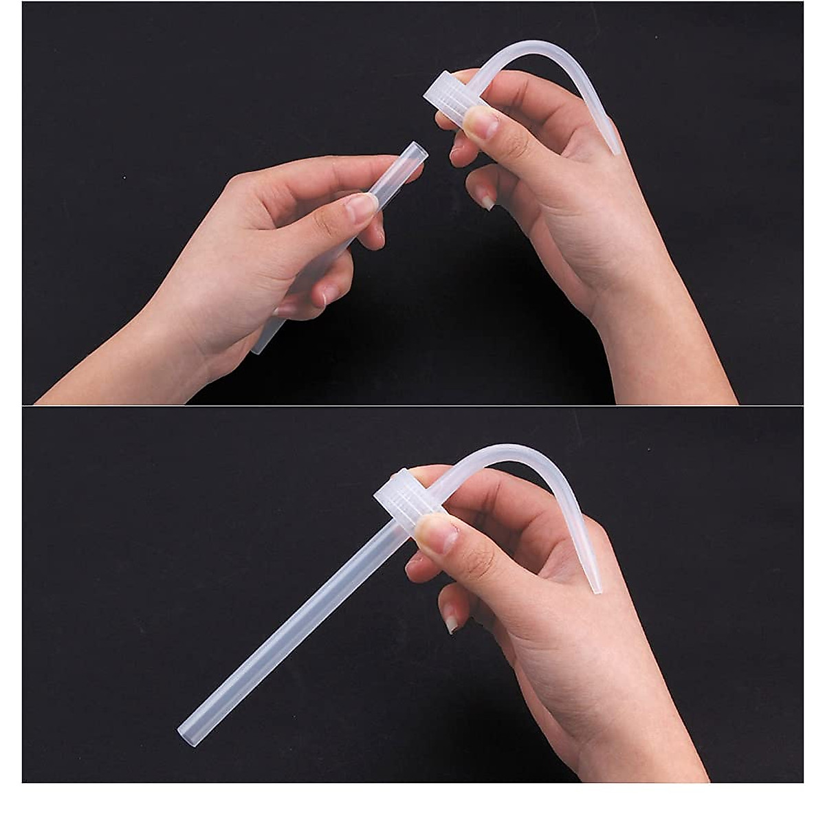 Yuelong Plastic Squeeze Bottle - 2Pcs Safety Wash Bottle 500ml&250mL Convenient Green Soap Supply Tattoo Squeeze Bottle with Scale Labels for Medical Label Tattoo Supplies