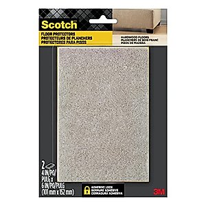 Scotch SP800-NA Felt, 2 Pads, Beige, 2 Count