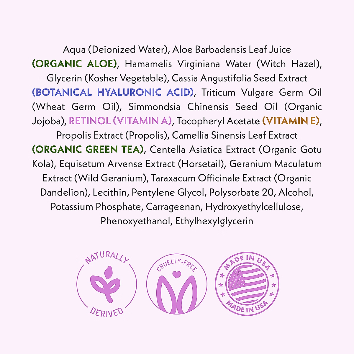 Eve Hansen Retinol Serum for Face 2% | (2oz) Facelift in a Bottle Wrinkle Filler Pore Minimizer Anti Aging Serum | Organic Retinol Anti Wrinkle Serum, Vitamin A Serum, Hyaluronic Acid