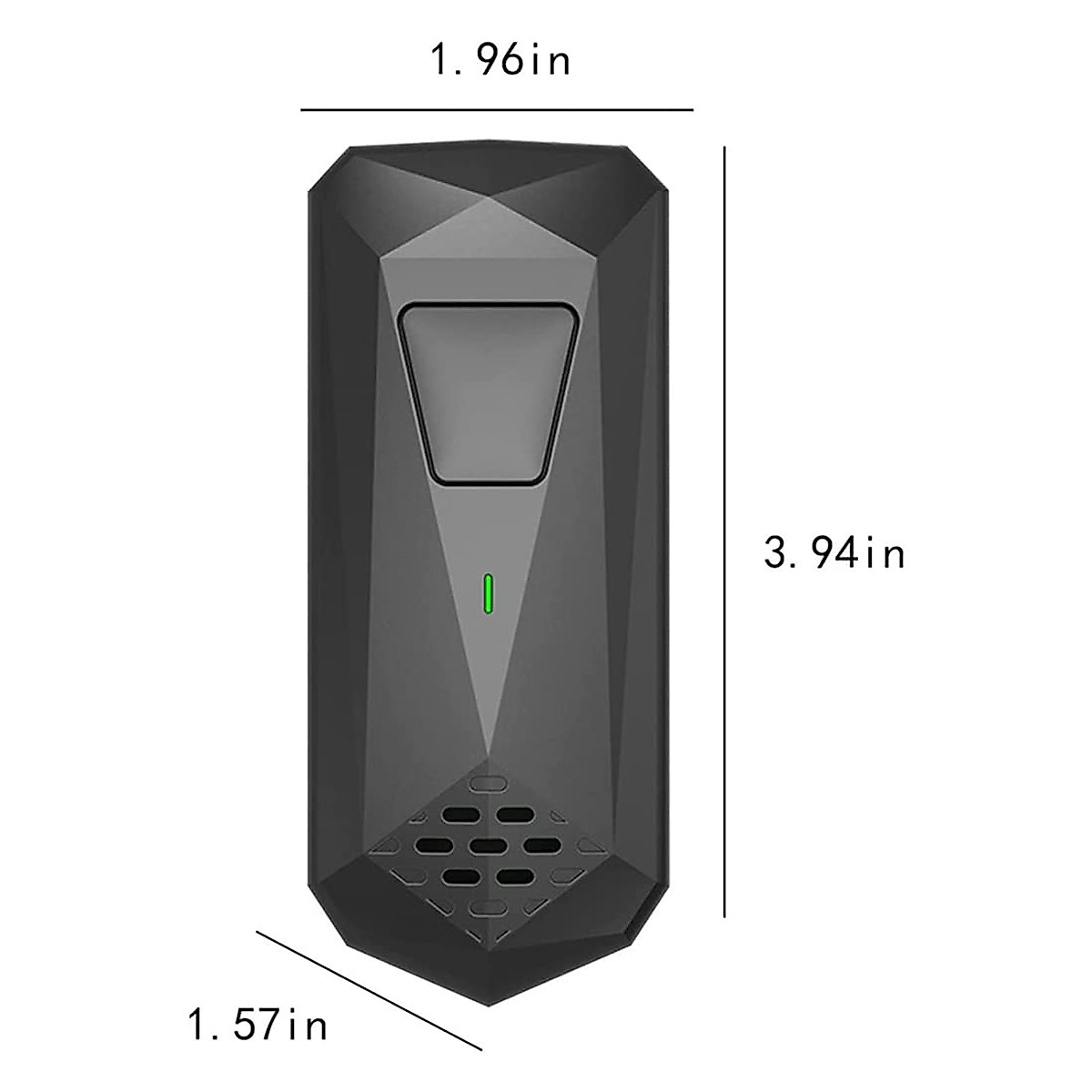 verty Plug-in Air Purifier, Mini Portable Air Purifier, Ion Generator Air Purifier Suitable for Pet Bedroom Black US Plug