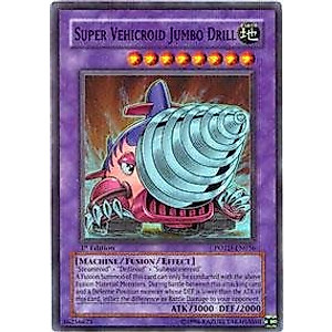 Yu-Gi-Oh! - Super Vehicroid Jumbo Drill (POTD-EN036) - Power of The Duelist - 1st Edition - Super Rare