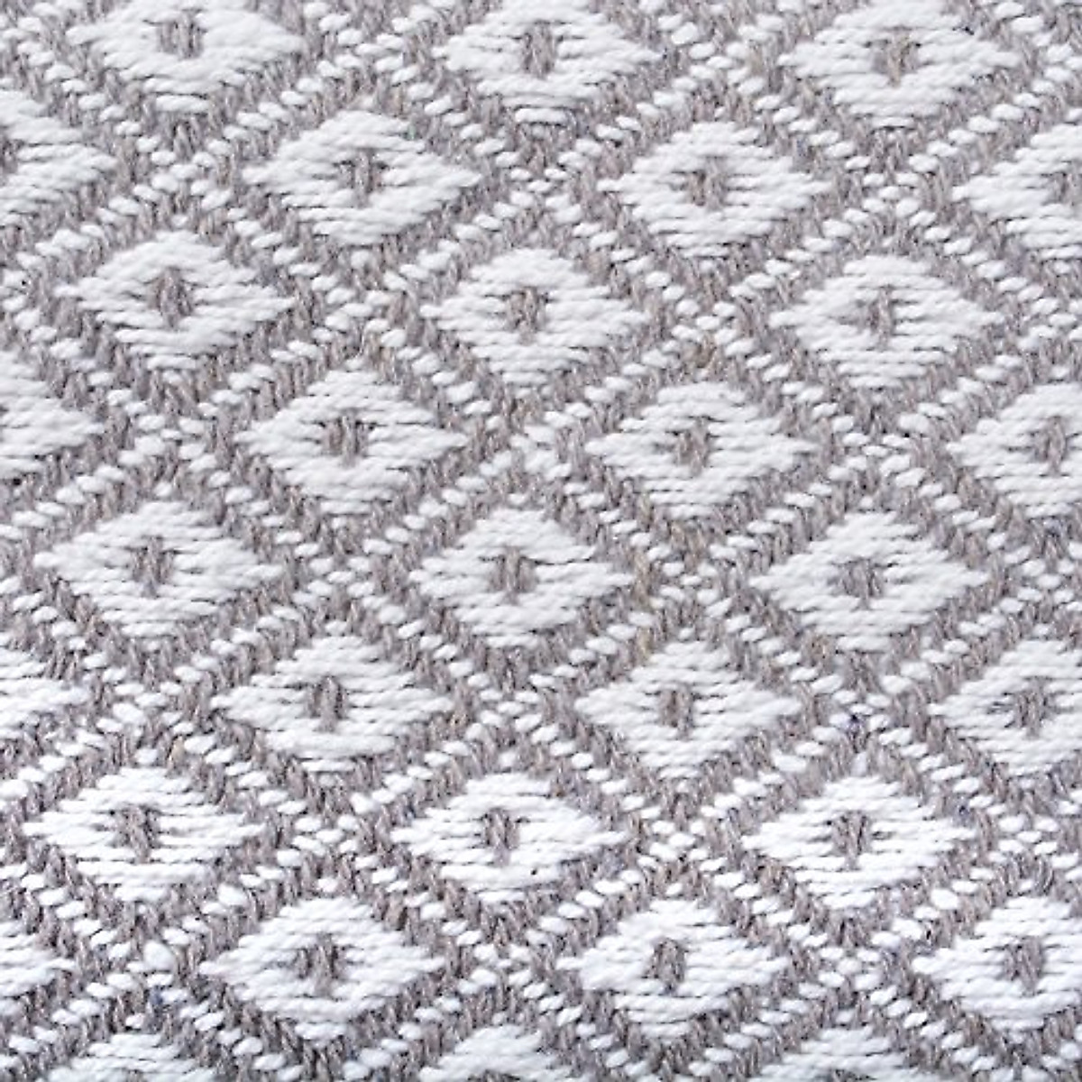 DII Global Mini Diamond Woven Throw, 50x60, Gray
