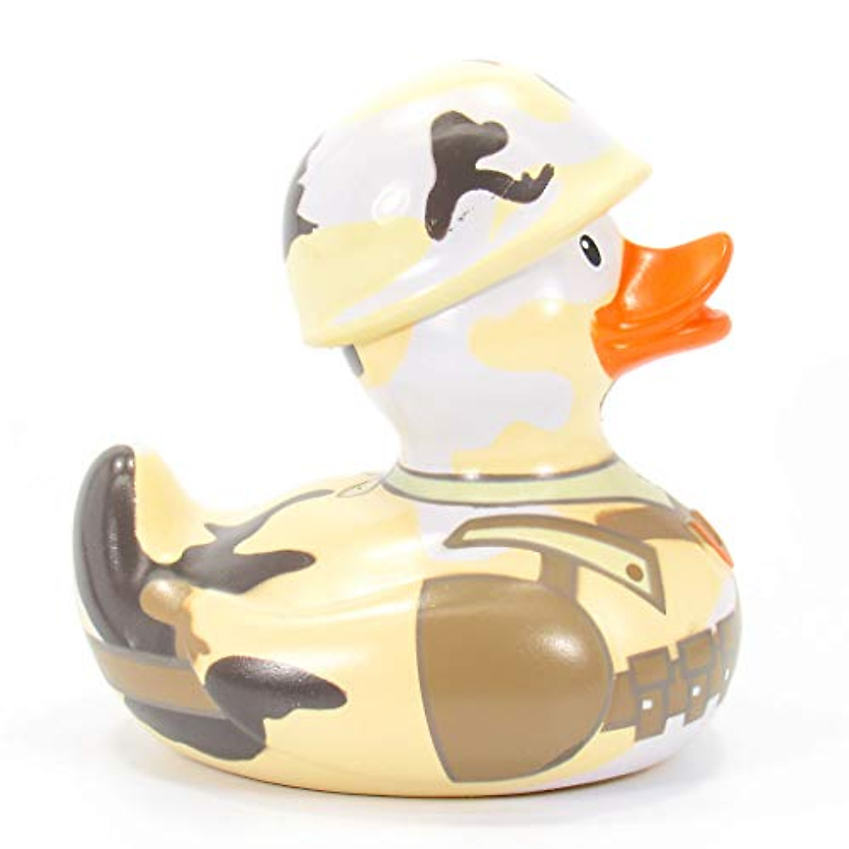 GI (Military) Rubber Duck by Bud Ducks | Elegant Gift Packaging - "Hut!,Hut!,Hut!" | Child Safe | Collectable