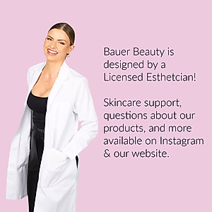 Bauer Beauty Vitamin C Face Serum Improves Skin Brightness, Fine Lines, Anti-Aging Skin Repair, Brighten Dark Spots And Reduce wrinkles
