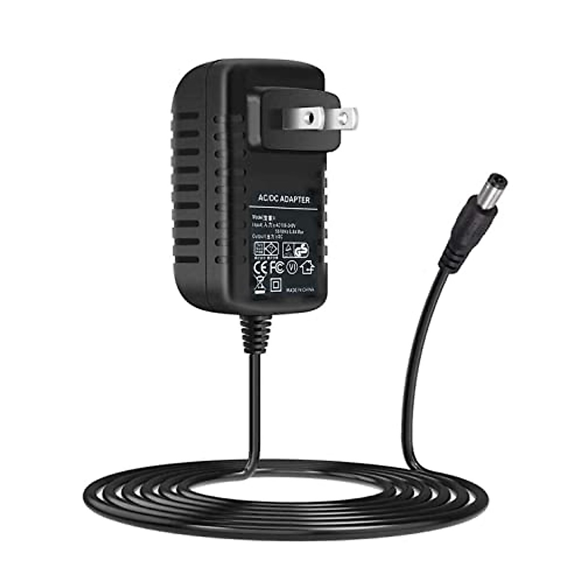 DKKPIA Global AC/DC Adapter for Hitachi Digital 8 Hi8 8mm Video Camcorder VHSC Camera VM-H53E VM-E53A VM-E55A VM-H57 VM-H57A VM-H57E VM-E57E Power Supply Cord Cable Charger Input: 100-240 VAC 50/