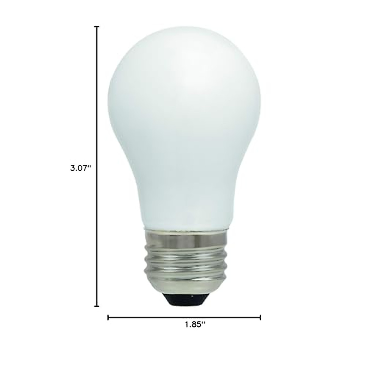 SYLVANIA LED TruWave Natural Series Ceiling Fan / Fixture Light Bulb, 60W A15 Soft White Medium Base, Dimmable, Frosted - 2 Pack