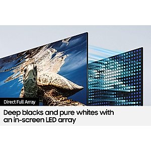 SAMSUNG 55-Inch Class QLED Q80B Series - 4K UHD Direct Full Array Quantum HDR 8X Smart TV with Alexa Built-in (QN55Q80BAFXZA, 2022 Model)