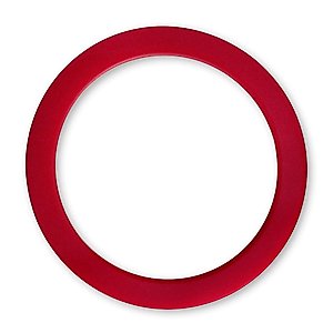 eJoyce 5" Round Acrylic Resin Handbag Handles by 1 pair, HD-005 (Red)