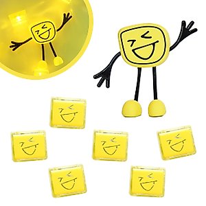 Glo Pals Alex Water-Activated Bath Toy with 6 Reusable Light-Up Cubes for Sensory Play