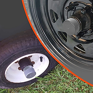 CZC AUTO Bearing Protector Bras 1.98 Inch Rubber Caps Dust Covers Replacement for Bearing Partner Bra for Trailer Boat Wheel, 2 Pack