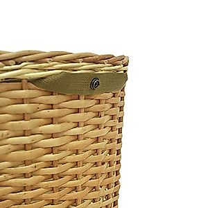 Acropolis Mushroom Foraging Bag - Wicker Basket for Adults and Kids - Haversack Bushcraft Bags - Gardeners Harvest Basket - Forage Pouch for Hiking, Morel Mushrooms, Camping, Hunting, X-Large, PHG-5