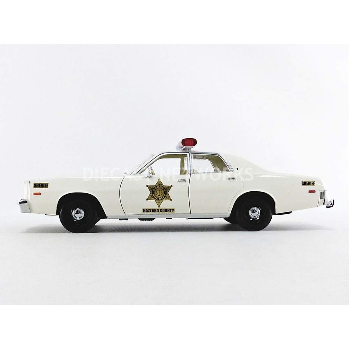 Greenlight 19055 1: 18 Artisan Collection - 1977 Plymouth Fury - Hazzard County Sheriff, Multi
