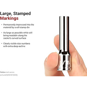 TEKTON 3/8 Inch Drive 12-Point Socket Set, 15-Piece (1/4-1 in.) | SHD91111