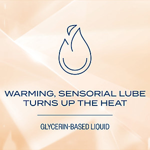 K-Y Warming Liquid Lube, Sensorial Personal Lubricant, Glycerin Based Formula, Safe to Use with Latex Condoms, For Men, Women and Couples, 2.4 FL OZ