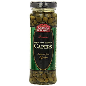 Crosse & Blackwell Premium 100% Non-Pareil Capers, 3.5 ounces