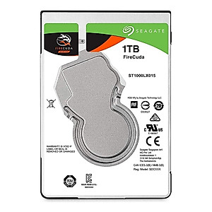Seagate FireCuda Gaming SSHD 2.5 1TB SATA 6Gb/s Flash Accelerated (8GB) Fast Hard Drive (ST1000LX015)
