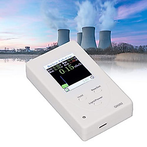 Portable Radiation Detector, Adjustable Brightness USB Charging High Sensitivity Radiation Dose Counter for Laboratory