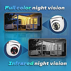 Light Bulb Socket Security Camera - 1080P Security Camera Indoor Wireless for Pet Camera, 355 °Panorama Light Bulb Camera with Motion Detection Auto Tracking Night Vision（No SD Card)