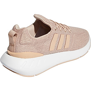 adidas Women's Swift Run 22 Sneaker, Ash Pearl/Ash Pearl/White, 7 M US