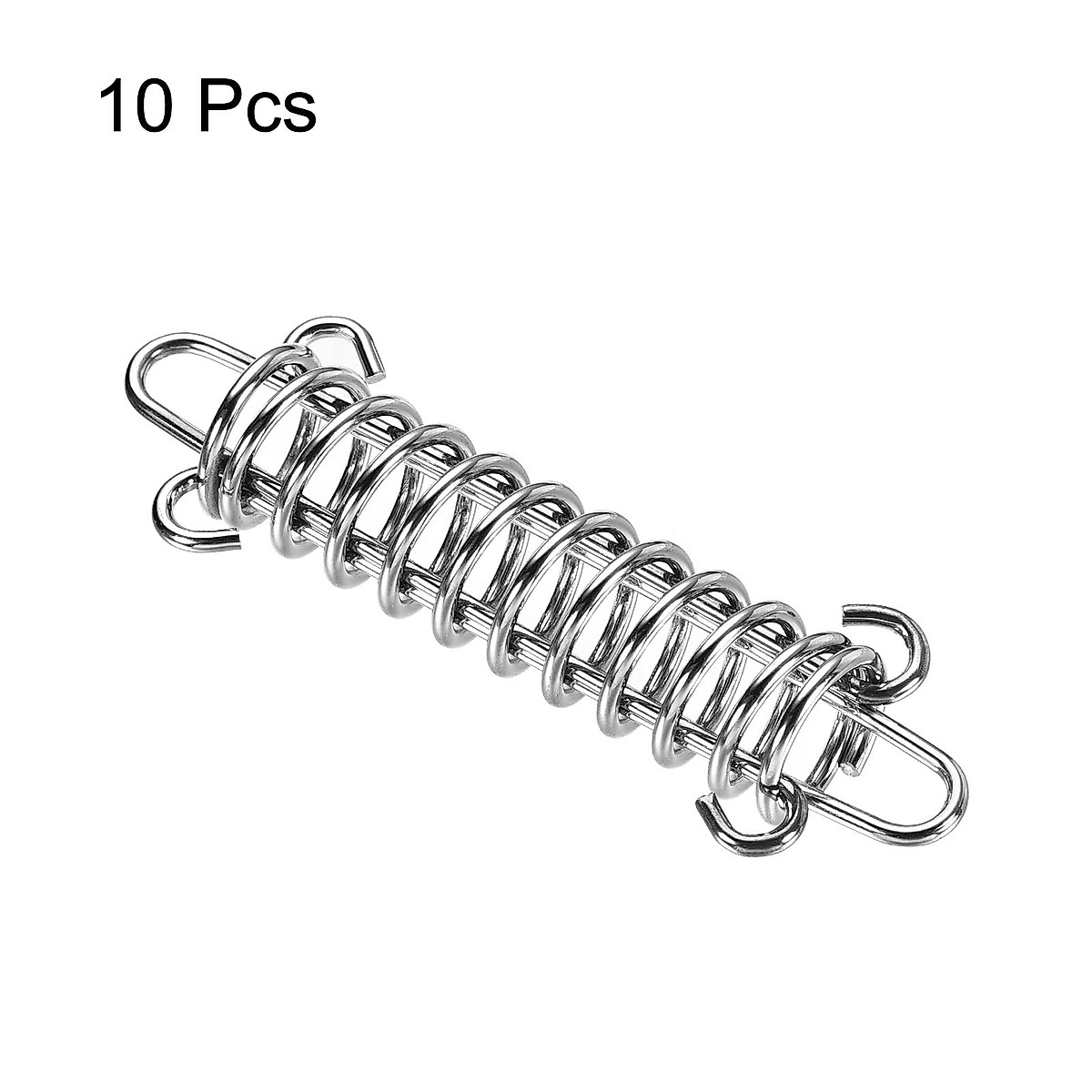 MECCANIXITY Tent Spring Buckle, 90x30mm Heavy Type Stainless Steel Rope Tensioner Accessories for Awning Tarps Wire Racks, Pack of 10