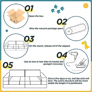 Olasme 13PCS Kids Play Couch, Foam Modular Kids Couch Sofa, Glowing Toddler Couch Convertible Baby Play Couch Children Sofa for Playroom Bedroom (Blue)