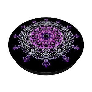 Purple Mandala PopSockets Standard PopGrip