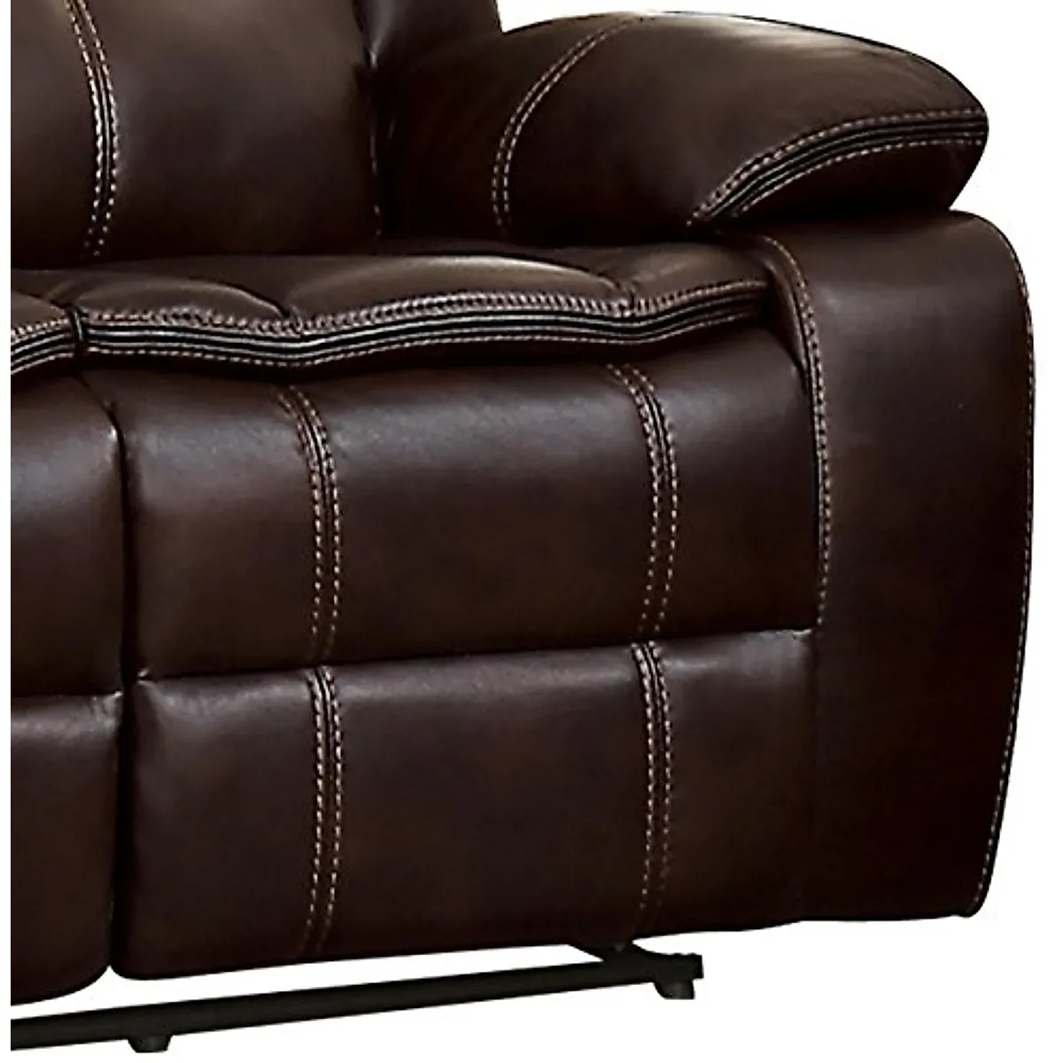 Homelegance Bastrop Double Reclining Sofa (Manual), Brown