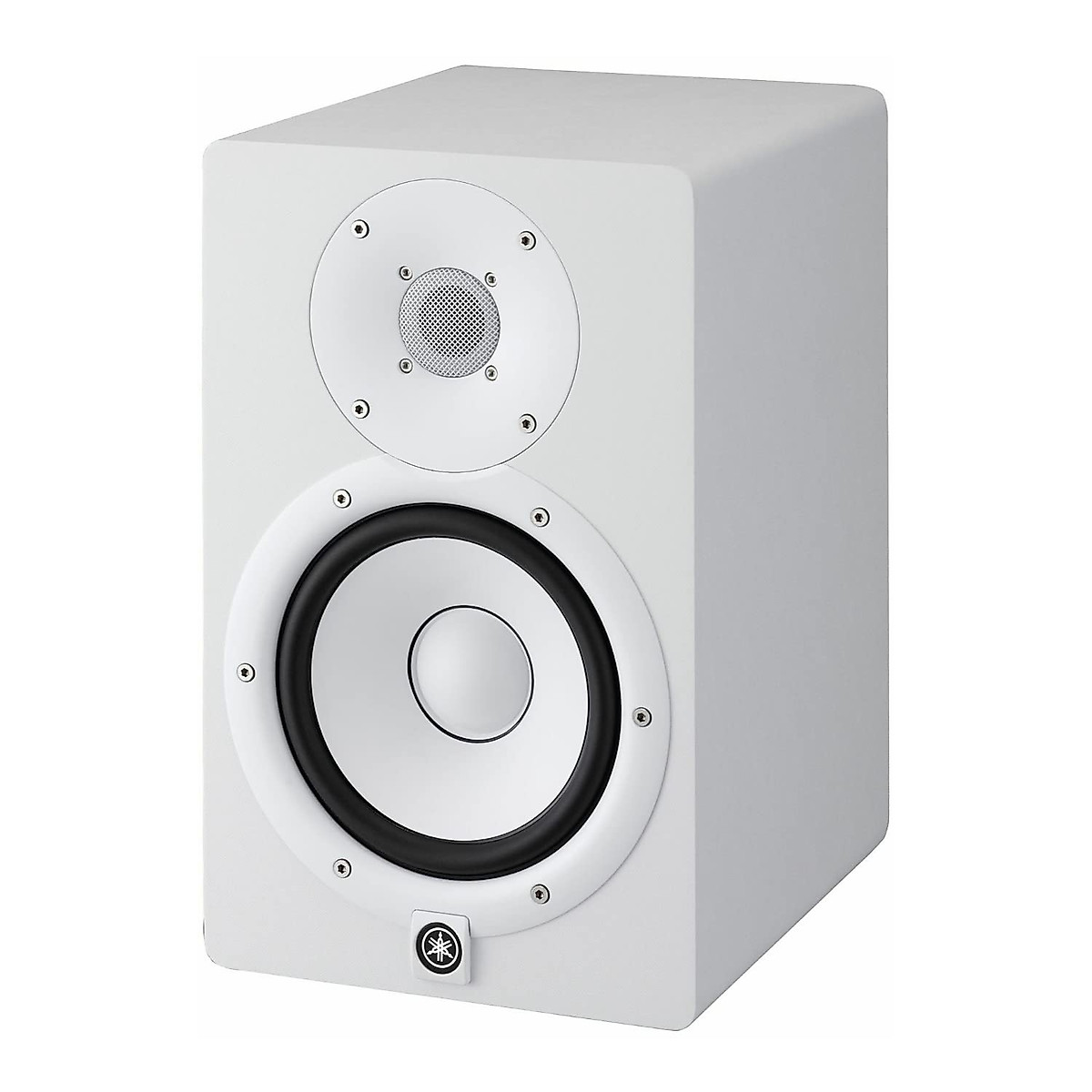 Yamaha HS7W 6.5-Inch Powered Studio Monitor (White, 2-Pack) Bundle (2 Items)