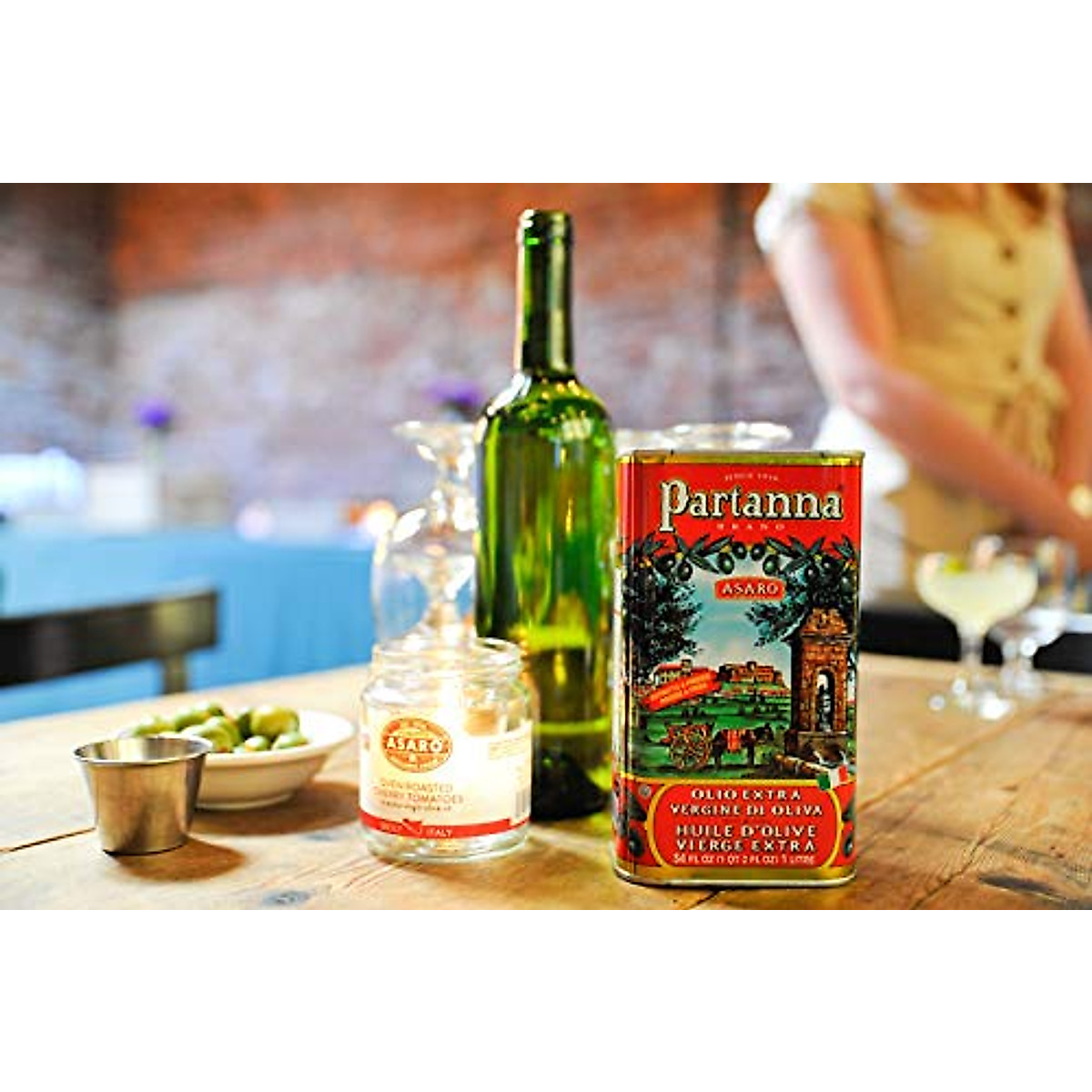 Partanna Extra Virgin Olive Oil, 34 Ounce