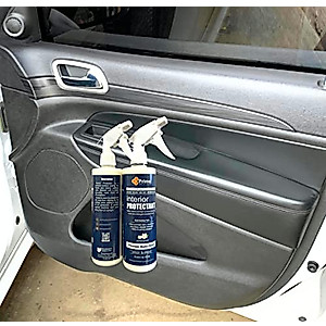 Prime Solutions Surface Defense + Revive Spray - Hydrophobic Silicon Dioxide Protectant & Conditioner (Upholstery, Leather, Vinyl, Plastic, Rubber, & Fabric Surfaces) - Repel Dust, Lint, Staining