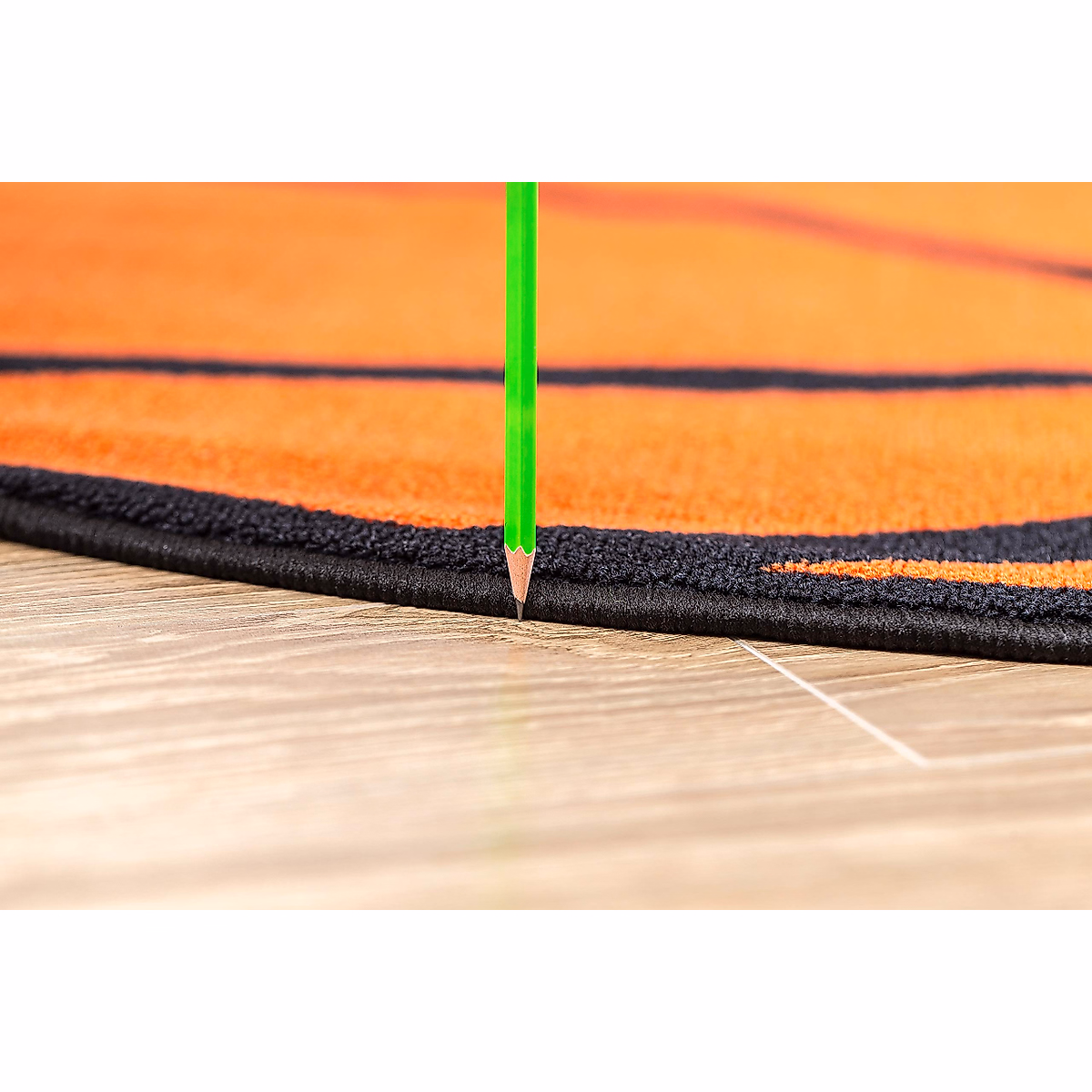 Furnish my Place Basketball Round Play Area Rugs for Kids | Round Shaped | Kindergarten Classrooms and Playrooms | Contemporary | Multicolor | (Basketball 2'2" Round)