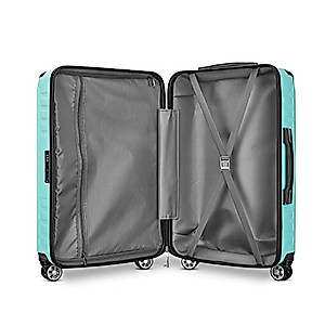 Melalenia Luggage 10 Piece Sets Clearance,Large Travel Suitcase Set Spinner Wheels with TSA Locks,Hard Shell Luggage Sets for Women (10Pcs Green)