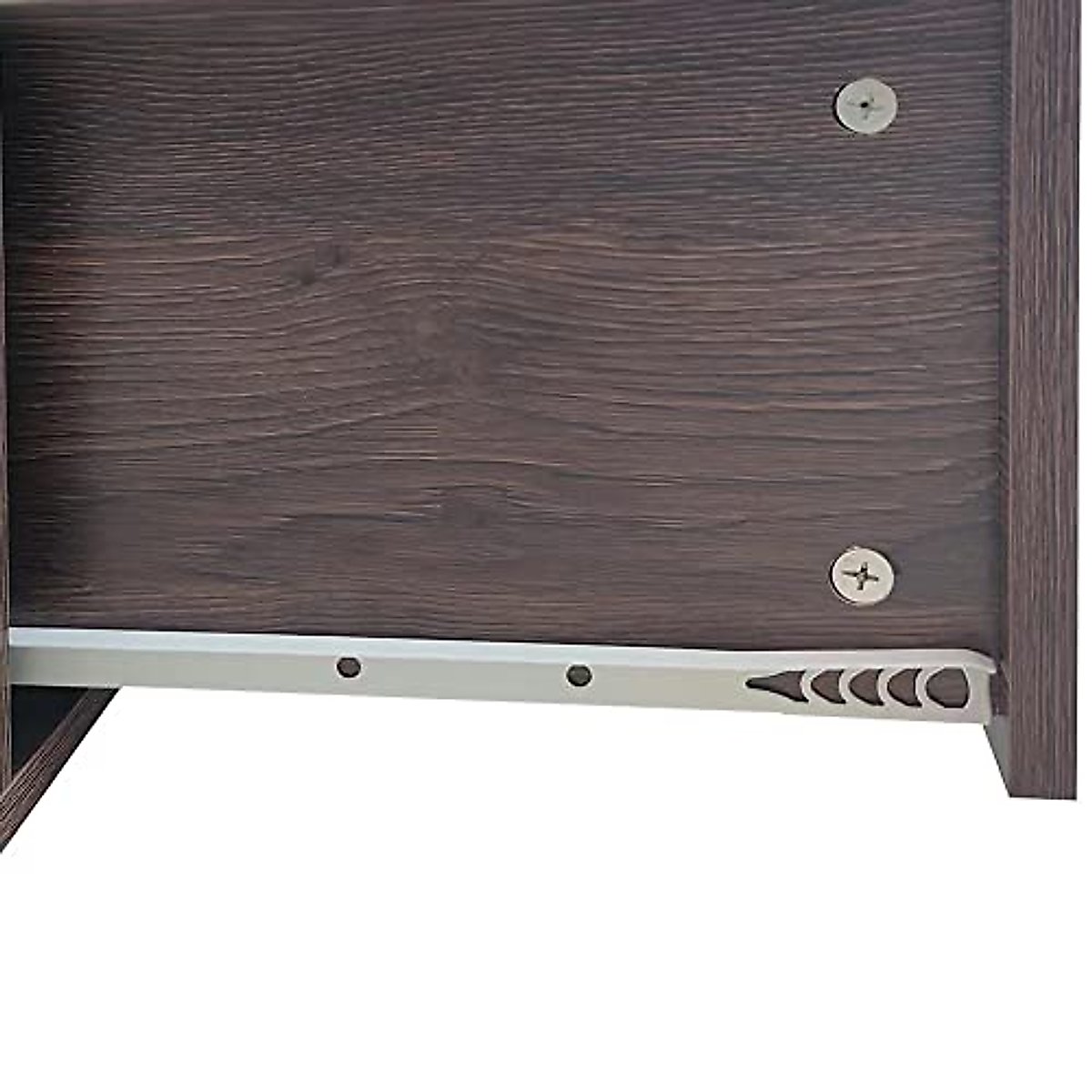 TFXATFX Brown Oak Drawer Wood File Cabinet with Coded Lock Mobile Lateral Filing Cabinet Printer Stand with Open Storage Shelves for Home Office Modern Popular Wood Grain