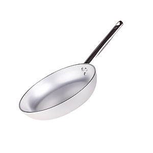 Pentole Agnelli Aluminium Professional Radiant Frying Pan 5 Mm. Thick with Tubular Steel Handle, Diameter 28 cm.