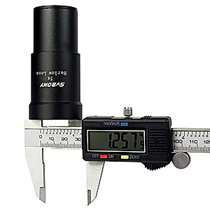 SVBONY Telescope Barlow Lenses, 1.25 Inch Telescope Accessory, Fully Metal Multi Coated Broadband Green Film Barlow Lens 5X for Telescope Astronomy Eyepiece