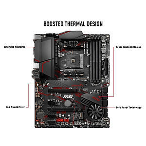 MSI MPG X570 Gaming Plus Motherboard (AMD AM4, PCIe 4.0, DDR4, SATA 6Gb/s, M.2, USB 3.2 Gen 2, HDMI, ATX) (Renewed)