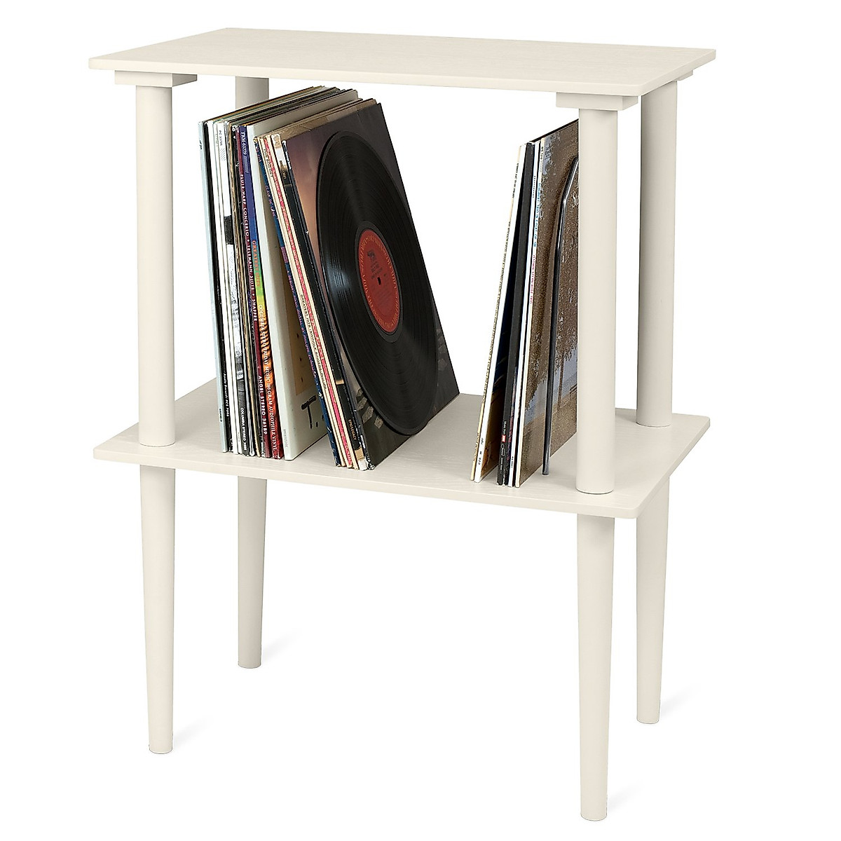 Victrola Innovative Technology Record Stand Turntable White (VA-30-WHT)