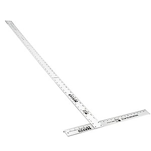 Great Neck Mayes 48 Inch Lightweight Aluminum Drywall Square,Silver,One Size,10181