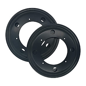 High-PQ 6 Packs 8'' Lazy Susan Hardware, 5/16''Thick Turntable Bearing Swivel Pate for Rotating Table, Book Case, Serving Tray, Corner Shelves, Kitchen, DVD Tower, Shoe Rack, Black