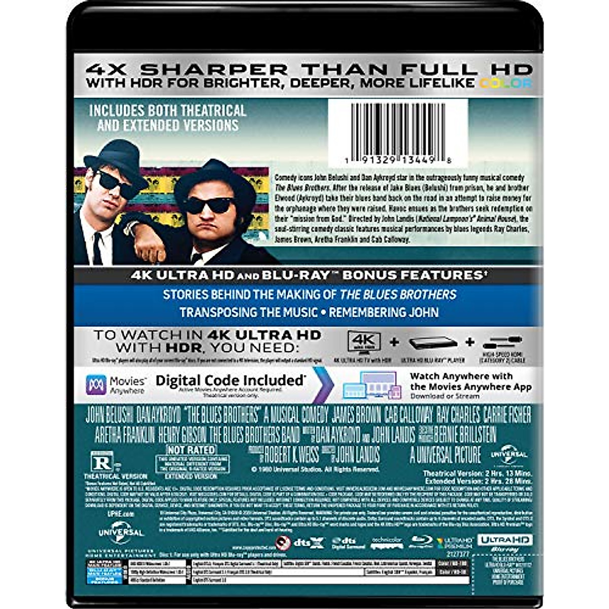 The Blues Brothers - 4K Ultra HD + Blu-ray + Digital [4K UHD]