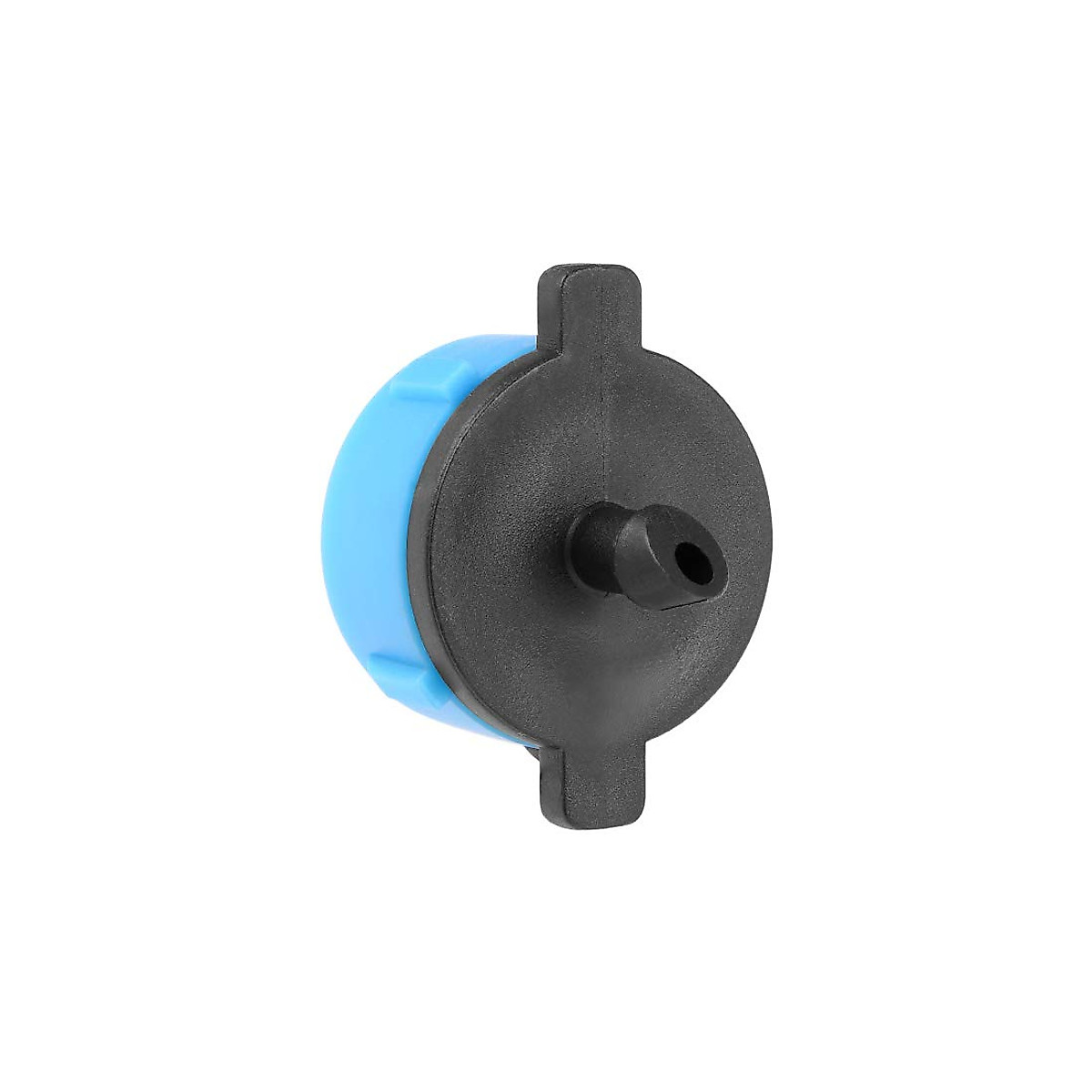 uxcell Pressure Compensating Dripper 4GPH 16L/H Emitter for Garden Lawn Drip Irrigation with Barbed Hose Connector Plastic Black Blue 15pcs