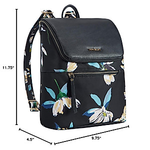 Travelon Addison-Anti-Theft Backpack, Midnight Floral, One Size