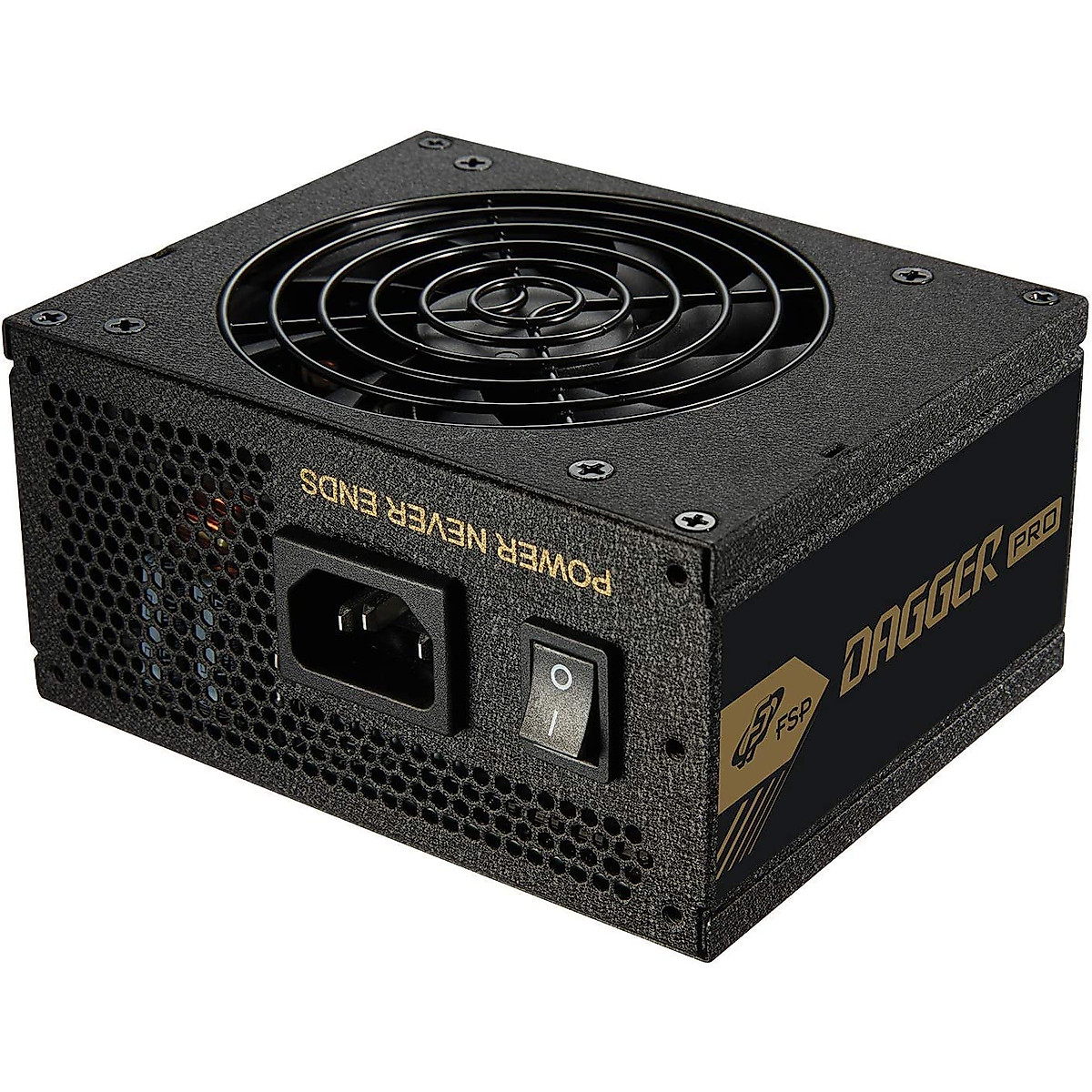 FSP Dagger Pro 650W Mini ITX Solution/SFX 12V / Micro ATX 80 Plus Gold Certified Full Modular VR / 4K Ready Gaming Power Supply (SDA2-650)