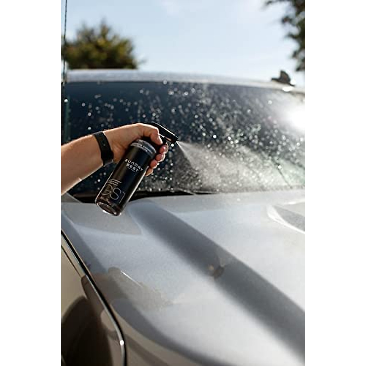 Sunday Best Car Care | Graphene Ceramic Spray Top Coat, All Surface Protection Coating for Cars & Trucks, Commercial Grade Hybrid Wax Solution (16oz)