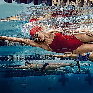 Speedo Girl's Swimsuit One Piece PowerFlex Energy Back Solid Youth Team Colors - Manufacturer Discontinued